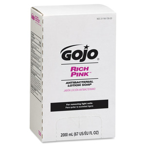 Gojo Rich Pink Antibacterial Lotion Soap Refill - GOJ722004 - Shoplet.com