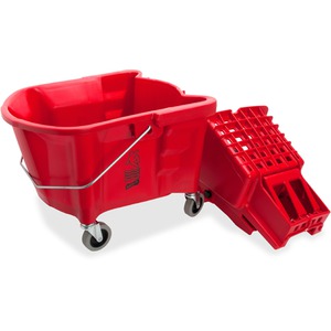 Genuine Joe Splash Shield Mop Bucket/Wringer - GJO18800 - Shoplet.com