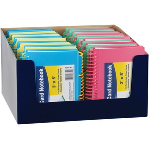 C-Line Spiral Bound Index Card Notebook with Tabs, 1 Notebook (Color ...