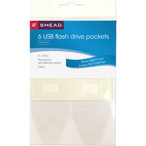 Smead Self-Adhesive USB Flash Drive Pocket - SMD68150 - Shoplet.com