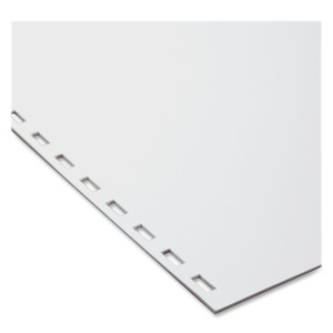 GBC CombBind 19-hole Pre-Punched Paper - White - GBC2020046 - Shoplet.com