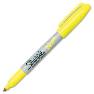 Sharpie Fine Neon Permanent Markers - SAN1860443 - Shoplet.com