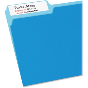 Avery Removable File Folder Labels, 15/16"? x 3-7/16"? 450 Labels (8425 ...