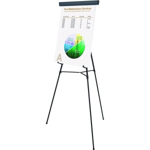 MasterVision 3-leg Display Easel - BVCFLX05101MV - Shoplet.com