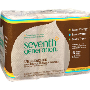 Seventh Generation 100% Recycled Paper Towels - SEV13737 - Shoplet.com