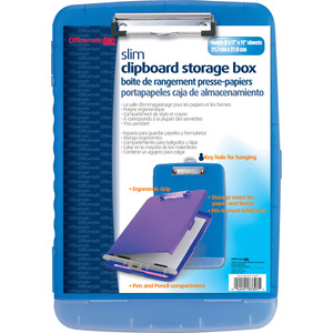 Officemate Slim Clipboard Storage Box - OIC83304 - Shoplet.com