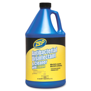 Zep Commercial Zep Antibacterial Disinfectant Cleaner with Lemon ...