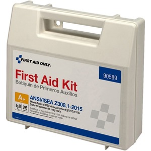 FIRST AID ONLY, INC. First Aid Only 25-Person Bulk Plastic First Aid ...