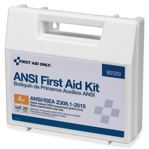 FIRST AID ONLY, INC. First Aid Only 25-Person Bulk Plastic First Aid ...