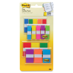 3m Post-it Flags, Assorted Color Combo Pack - MMM683XL1 - Shoplet.com