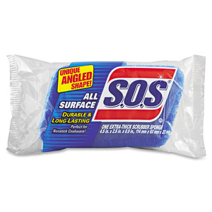 S.O.S All-Surface Scrubber Sponge - CLO91017CT - Shoplet.com
