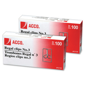 Acco Regal Clips - ACC72152 - Shoplet.com