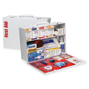 FIRST AID ONLY, INC. First Aid Only 2-Shelf First Aid Cabinet with ...