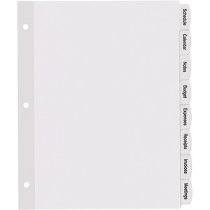 Avery Big Tab Printable Label Dividers, Easy Peel Labels, 8 Tabs ...
