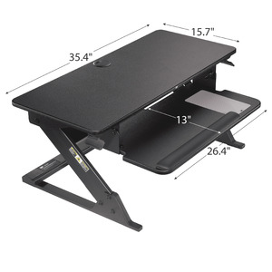 3M Precision Standing Desk - MMMSD60B - Shoplet.com