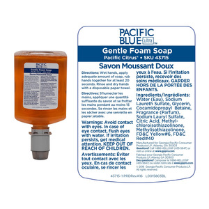 Georgia Pacific Blue Ultra Gentle Foam Hand Soap Refills for Manual ...
