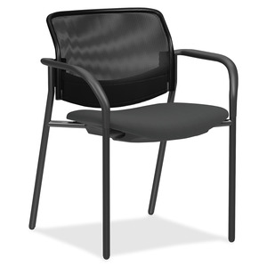 Lorell Guest Chairs with Mesh Back - LLR83112 - Shoplet.com