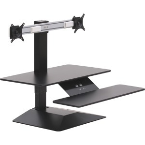 Lorell Sit-to-Stand Electric Desk Riser - LLR99548 - Shoplet.com