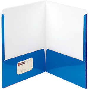 Smead High Gloss 2-Pocket Folders - SMD87875 - Shoplet.com