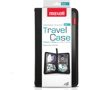 Maxell Traditional CD & DVD Travel Case - MAX190162 - Shoplet.com