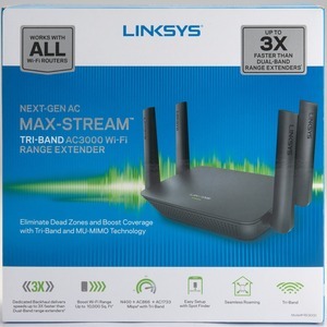Linksys RE9000 IEEE 802.11ac 2.93 Gbit/s Wireless Range Extender ...