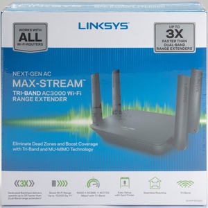 Linksys RE9000 IEEE 802.11ac 2.93 Gbit/s Wireless Range Extender ...
