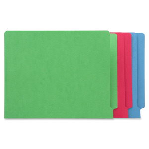 Business Source Colored 2-Ply Tab Fastener Folders - BSN17242 - Shoplet.com