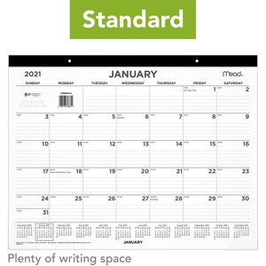 Mead Compact Monthly Desk Pad Calendar - MEACRM90900 - Shoplet.com