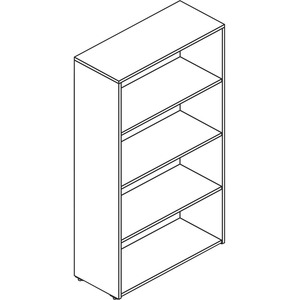 HON Mod Bookcase - HONLBC3013B4LT1 Easy Ordering - Shoplet.com
