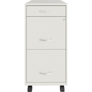 Lorell SOHO Box/File/File Mobile File Cabinet - LLR00060WE - Shoplet.com