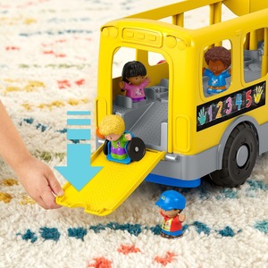 Fisher-Price Little People Toddler Learning Toy, Big Yellow School Bus ...