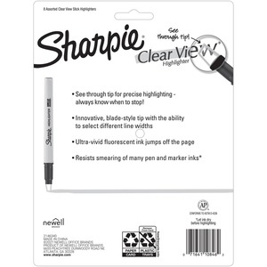 Sharpie Clear View Highlighter - SAN2128218 - Shoplet.com