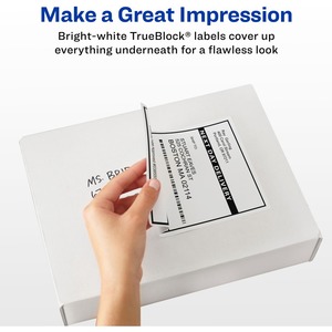 Avery Shipping Labels, Sure Feed, 3-1/3" x 4" , 150 White Labels (8164 ...