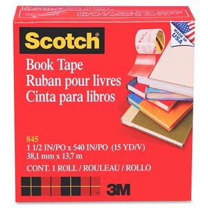Scotch-brite Scotch Book Tape - MMM845112 - Shoplet.com
