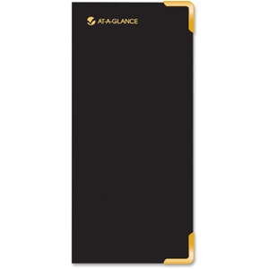 At-A-Glance Leather Fine Diary Weekly/Monthly Planner - AAG70111105 ...