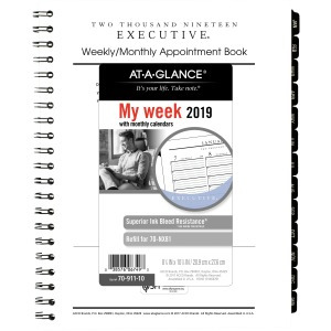 At-A-Glance Executive Weekly/Monthly Refill - AAG7091110 - Shoplet.com