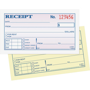 Adams Money/rent Receipt Books - ABFDC2501 - Shoplet.com
