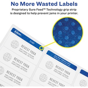 Avery Round Labels, Laser Printers,1-2/3" , 600 Labels (5293) - AVE5293 ...