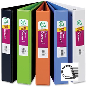 Avery Durable View 3 Ring Binder, 1.5" Slant Rings, 1 Black Binder ...