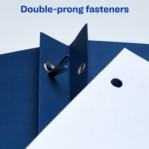 Avery Two-Pocket Folders with 3 Prong Fasteners - AVE47975 - Shoplet.com