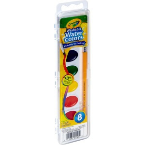 Crayola 8 Count Washable Watercolor Set - CYO530525 - Shoplet.com