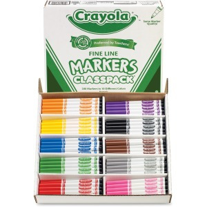 Crayola 10-Color Marker Classpack - CYO588210 - Shoplet.com
