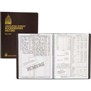 Dome Bookkeeping Record Book - DOM600 - Shoplet.com
