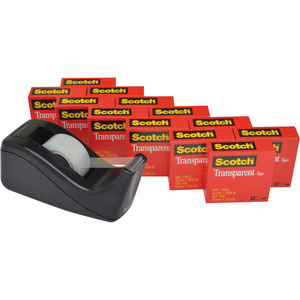 Scotch-brite Scotch Transparent Tape and Scotch C60 Dispenser ...