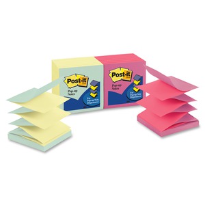 Post-it Pop-up Notes - Alternating Marseille Color Collection ...
