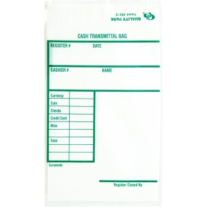 Quality Park Cash Transmittal Bags with Redi-Strip - QUA45220 - Shoplet.com