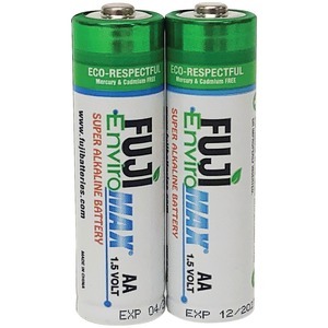 Fuji Batteries 4300BP2 EnviroMax AA Super Alkaline Batteries (2 pack ...