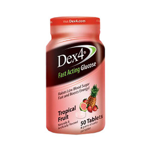 Geiss Destin & Dunn - Diabetes Dex 4 Glucose Tabs, Tropical Fruit ...