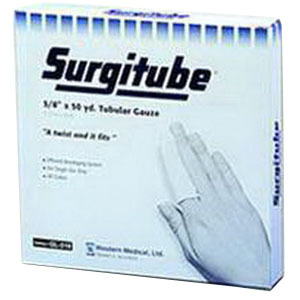 Integra Lifesciences Surgitube Tubular Gauze Bandage, Size 2 White, 7/8 ...