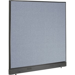 Interion Office Partition Panel with Pass-Thru Cable 60-1/4""W x 46""H ...